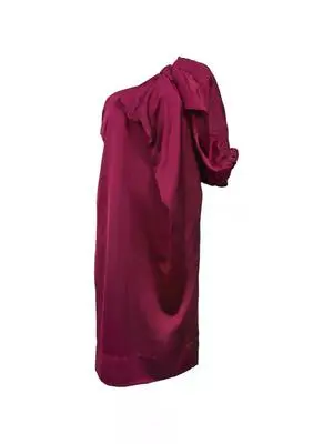 Stella McCartney 2010 Knot-detail One-shoulder Dress - Pink