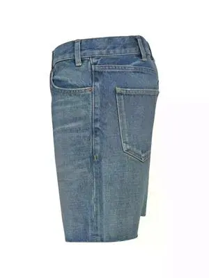 Celine Raw-hem Denim Shorts