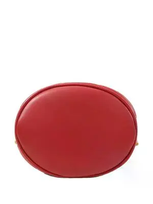 Gucci Gg Marmont Leather Bucket Bag - Red