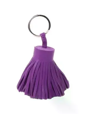 Hermès Carmen Tassel Key Ring - Purple
