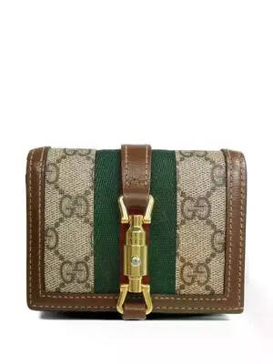 Gucci Jackie 1961 Gg Supreme Wallet - Neutrals