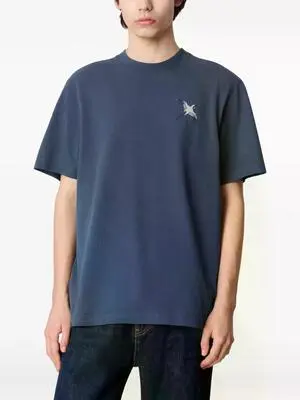 Axel Arigato Micro Bee Bird Embroidered T-shirt - Blue