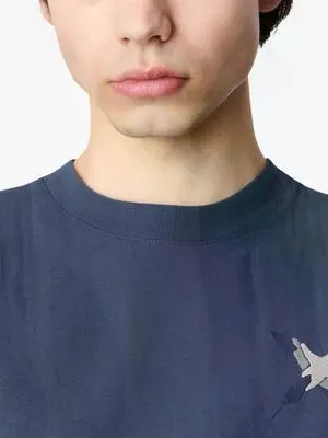 Axel Arigato Micro Bee Bird Embroidered T-shirt - Blue
