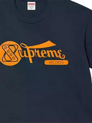 Supreme Records Crew-neck T-shirt