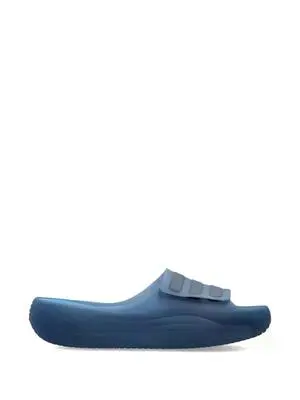 Adidas Adidas Adislide Three-Stripe Slides Blue