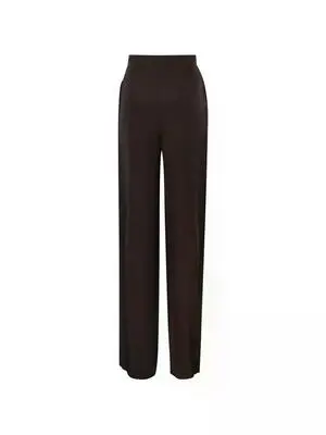 Max Mara Crêpe Textured Palazzo Pants