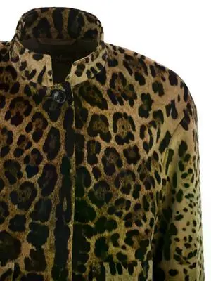 Max Mara Tedro Leopard-print Cropped Jacket