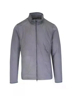 Rlx Ralph Lauren Quilted Panel Zip-up Jacket - Grey