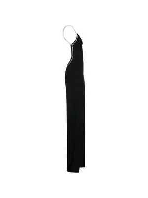TOM FORD Crystal-embellished Backless Gown - Black