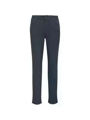 BARMAS Straight-leg Five-pocket Trousers - Blue