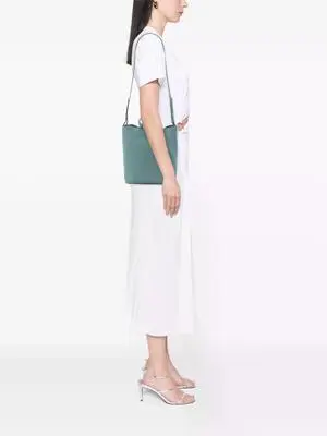 Celine Grained Calfskin Vertical Cabas Tote Satchel - Blue