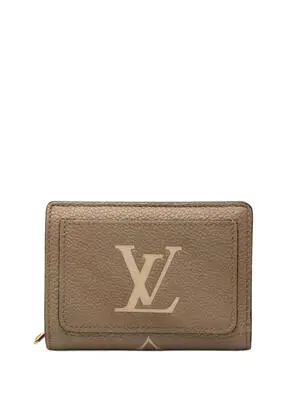 LOUIS VUITTON 2010-2026 Bicolor Monogram Empreinte Giant Clea Wallet Small Wallets - Neutrals