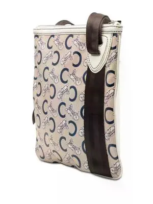 Celine 2006 C Carriage Coated Canvas Crossbody Bag