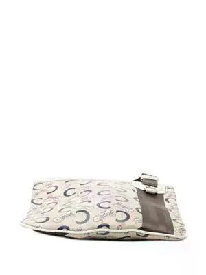 Celine 2006 C Carriage Coated Canvas Crossbody Bag