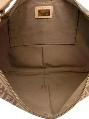 Fendi Zucchino Canvas Hobo Bag
