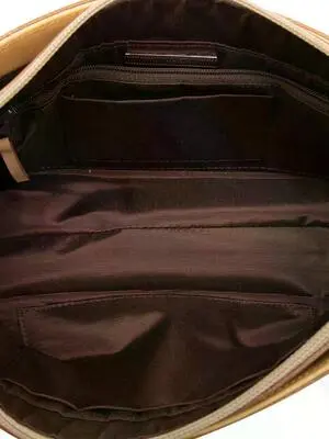 Burberry Calfskin And Suede Stitch Shoulder Bag