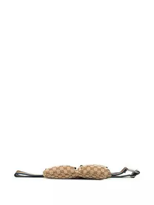 Gucci Gg Canvas Web Double Pocket Belt Bag - Neutrals