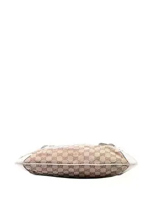 Gucci Gg Canvas Horsebit Creole Hobo Bag