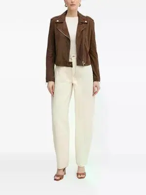 Armani Exchange Suede Biker Jacket