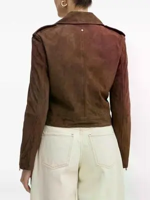 Armani Exchange Suede Biker Jacket