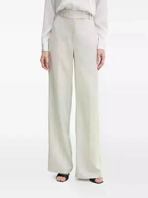 FRACOMINA Pressed Crease Wide-leg Trousers
