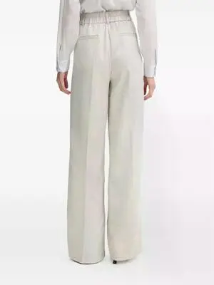 FRACOMINA Pressed Crease Wide-leg Trousers