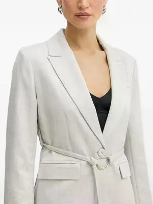 FRACOMINA Belted Notch-lapel Blazer