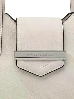 Karl Lagerfeld Grained Leather Tote Bag