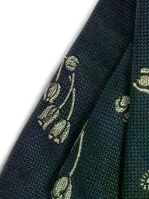 Paul Smith Floral-print Silk Tie - Green