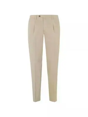 BRIGLIA 1949 Pleated Tailored Trousers - Neutrals