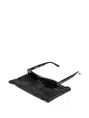 Linda Farrow X The Attico Oval Frame Sunglasses - Black