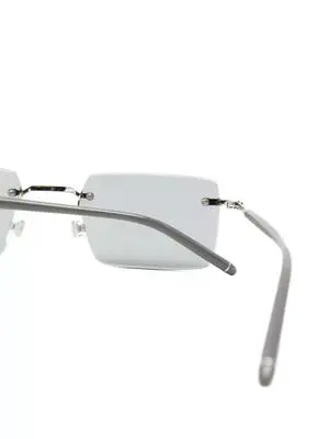 Montblanc Rimless Rectangle-frame Sunglasses