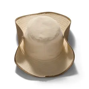 Miu Miu Drill Cowboy Hat - Ecru+corn Bark