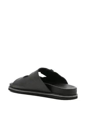 JOHN HARRISON Double-strap Leather Sandals