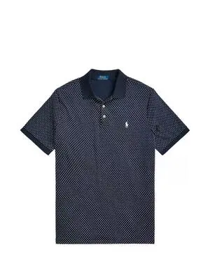 Polo Ralph Lauren Polo Pony Polka-dot Polo Shirt - Blue