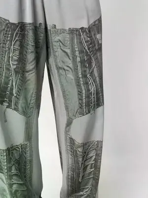 DIESEL® Lace-up Print Trousers