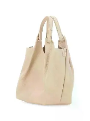 GIANNI CHIARINI Medium Dua Pebble-leather Tote Bag - Neutrals