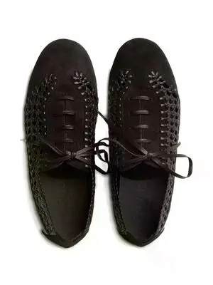 Hereu Woven Suede Sneakers