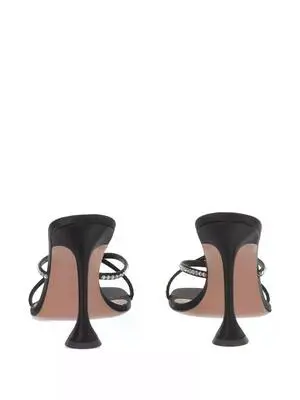Amina Muaddi Sally Crystal-embellished Heeled Sandals