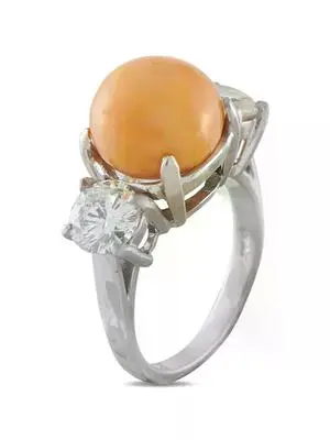 LB EXCLUSIVE Conch Pearl And Diamond Ring
