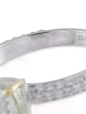 LB EXCLUSIVE 18k White Gold Diamond Ring