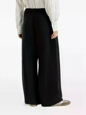 Brunello Cucinelli Cotton And Silk Interlock Track Trousers