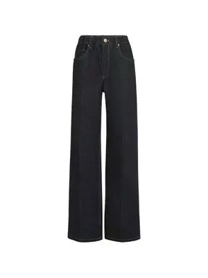 Brunello Cucinelli No-fade Denim Trousers With Monili Detail - Blue