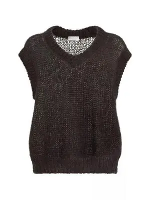 Brunello Cucinelli V Neck Vests For Women