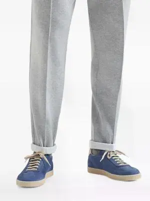 Brunello Cucinelli Suede Lace-up Sneakers