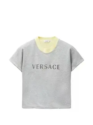 Versace Ribbed T-shirts For Women
