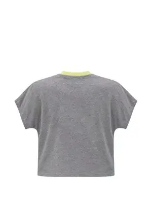 Versace Logo Print Layered Effect T-shirt