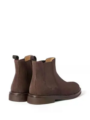 Brunello Cucinelli Suede Chelsea Boots