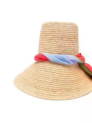 Maje Raffia Tie-fastening Hat