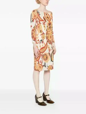 Gucci Paisley-print Midi Dress